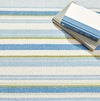 Dash & Albert Daphne Stripe French Blue Handwoven Cotton Rug – Lavender ...
