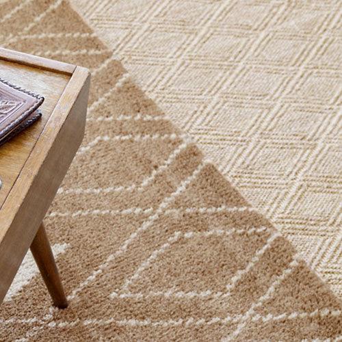 Dash & Albert Diamond Natural Sisal Woven Rug – Lavender Fields
