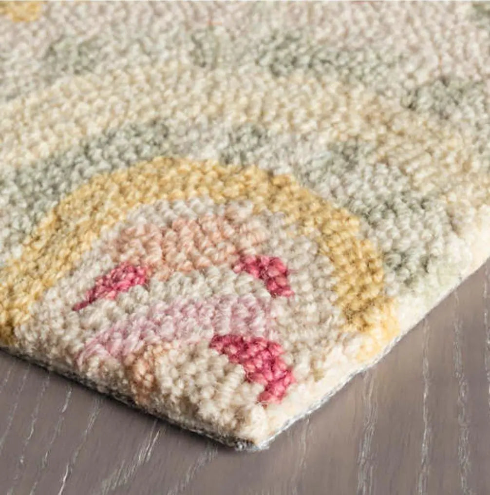 Dash & Albert Ines Multi Wool Micro Hooked Rug – Lavender Fields