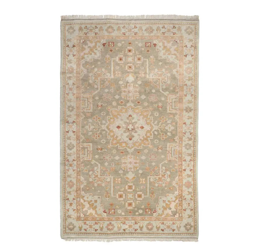 Dash & Albert Kendra Sky Hand Knotted Wool Rug – Lavender Fields