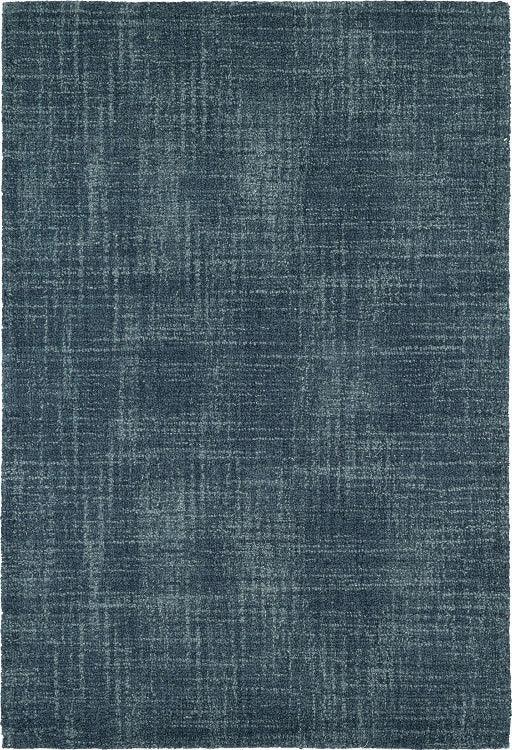 Dash & Albert Crosshatch Denim Micro Hooked Wool Rug – Lavender Fields