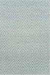 Dash & Albert Diamond Light Blue/Ivory Indoor/Outdoor Rug – Lavender Fields