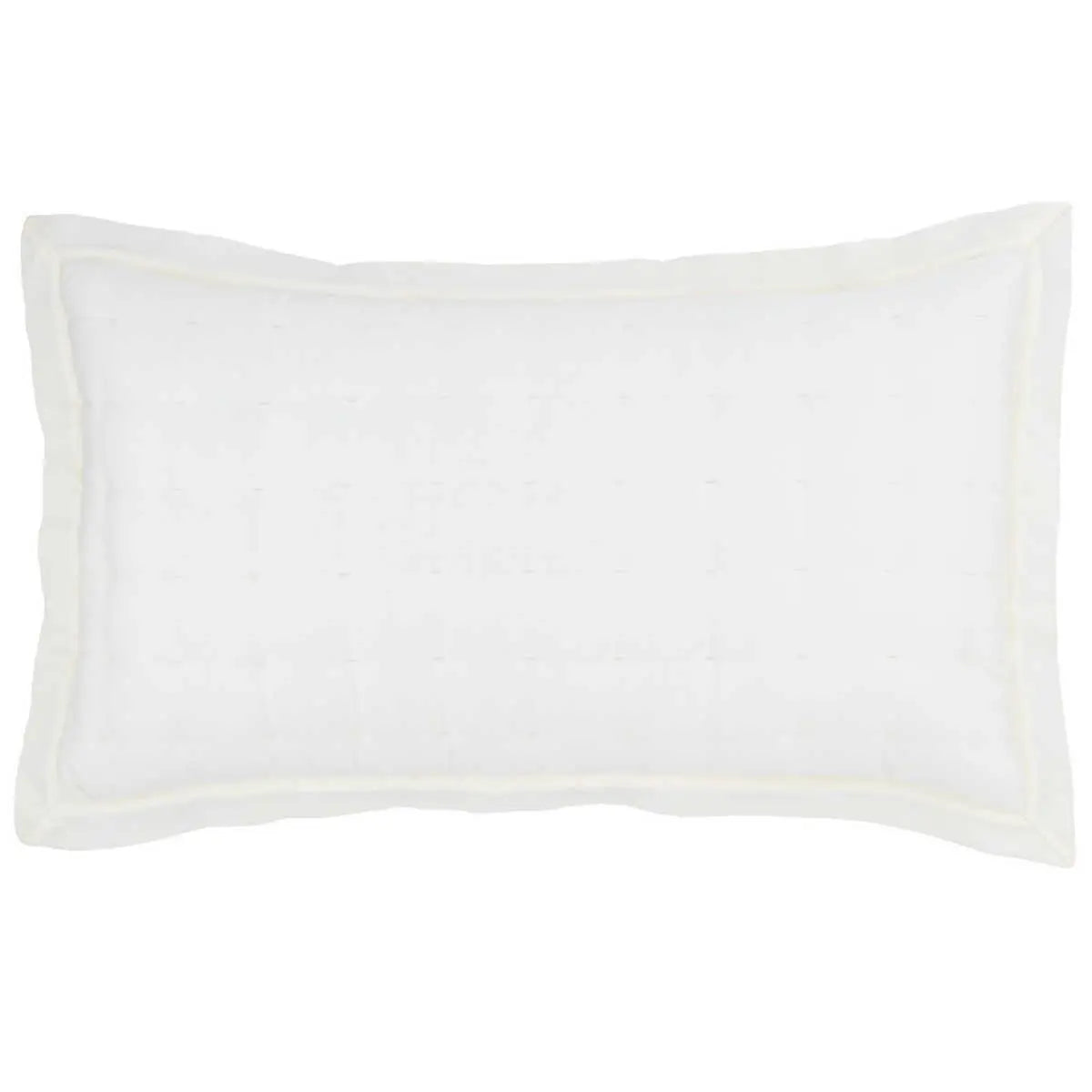 Pine Cone Hill Silken Solid Ivory Puff Sham – Lavender Fields