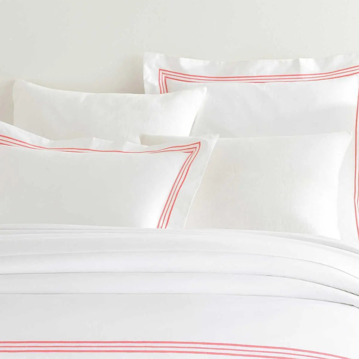 Pine Cone Hill Trio Coral Sham - Lavender Fields