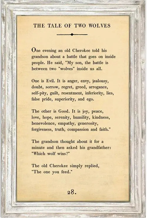 Sugarboo Designs The Tale of Two Wolves - Book Collection (White Wash ...