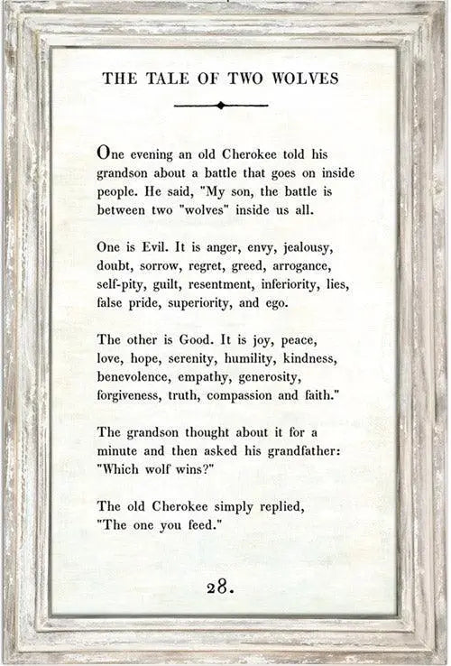 Sugarboo Designs The Tale of Two Wolves - Book Collection (White Wash ...